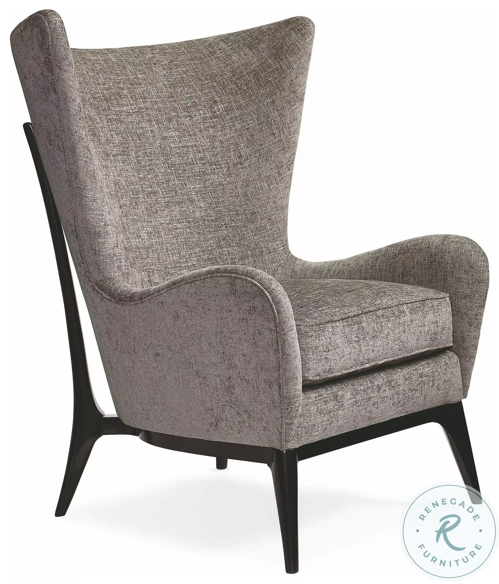 Caracole Upholstery Mid Century Wingback Chair from Caracole | Coleman ...