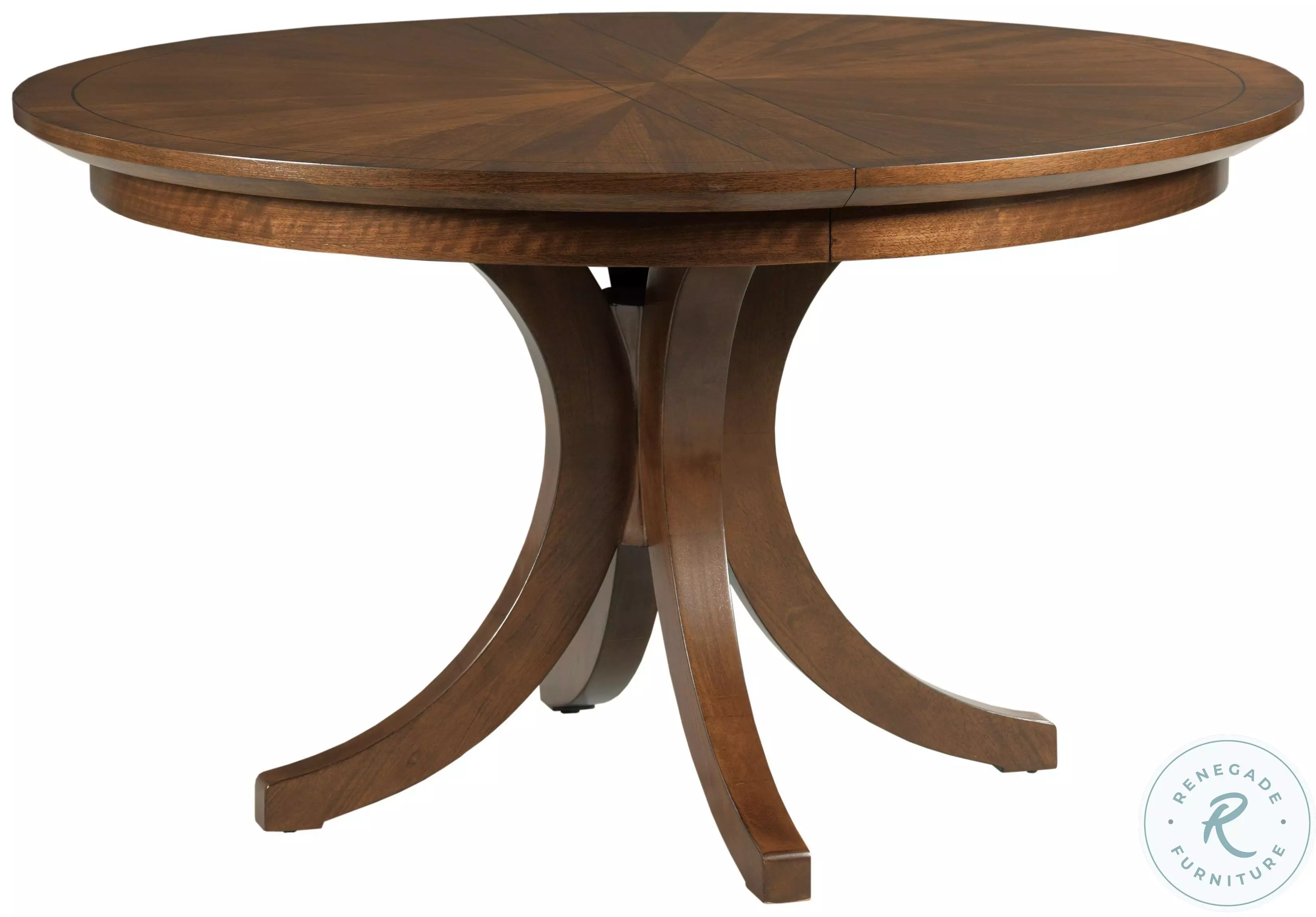 Pinnacle Redford Warm Brown Tourmaline Round Extendable Dining Table ...