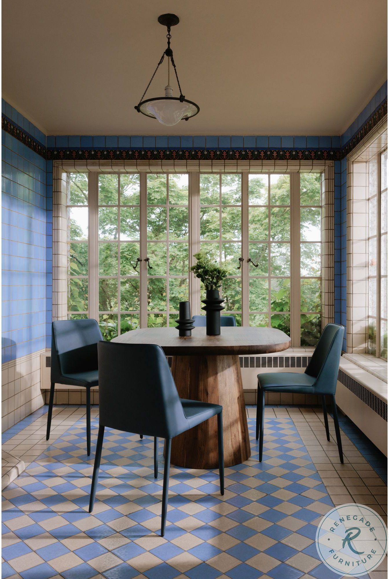 Freed Natural Stain Dining Table From Moes Home | Coleman Furniture