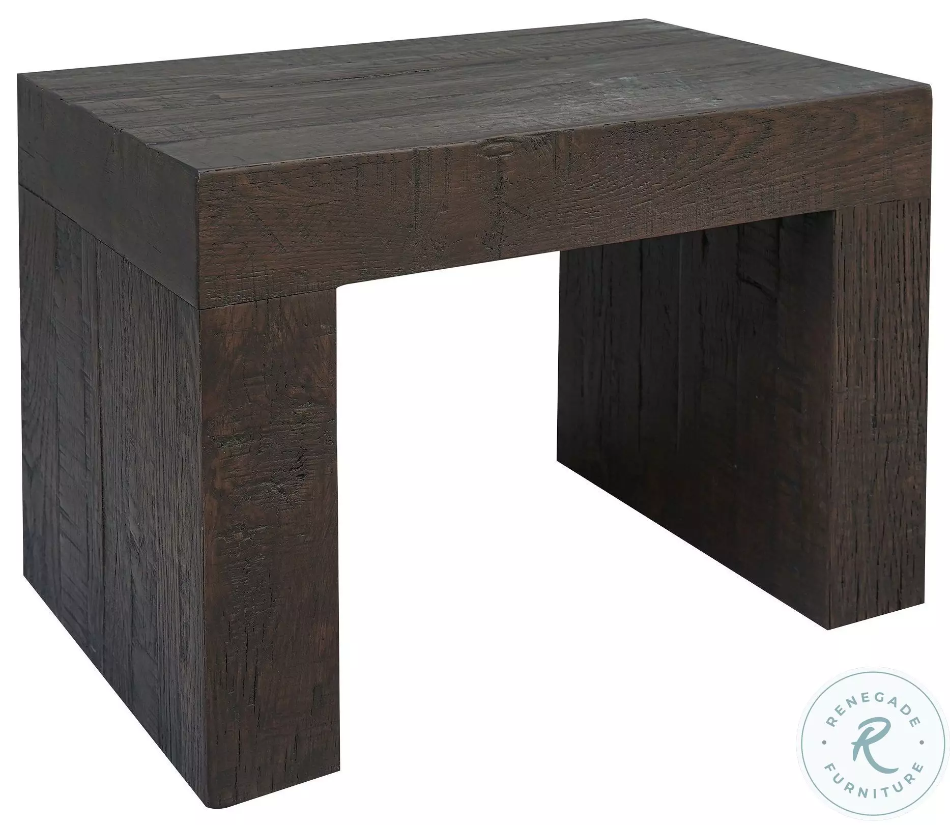 Evander Rustic Brown Stool From Moes Home | Coleman Furniture