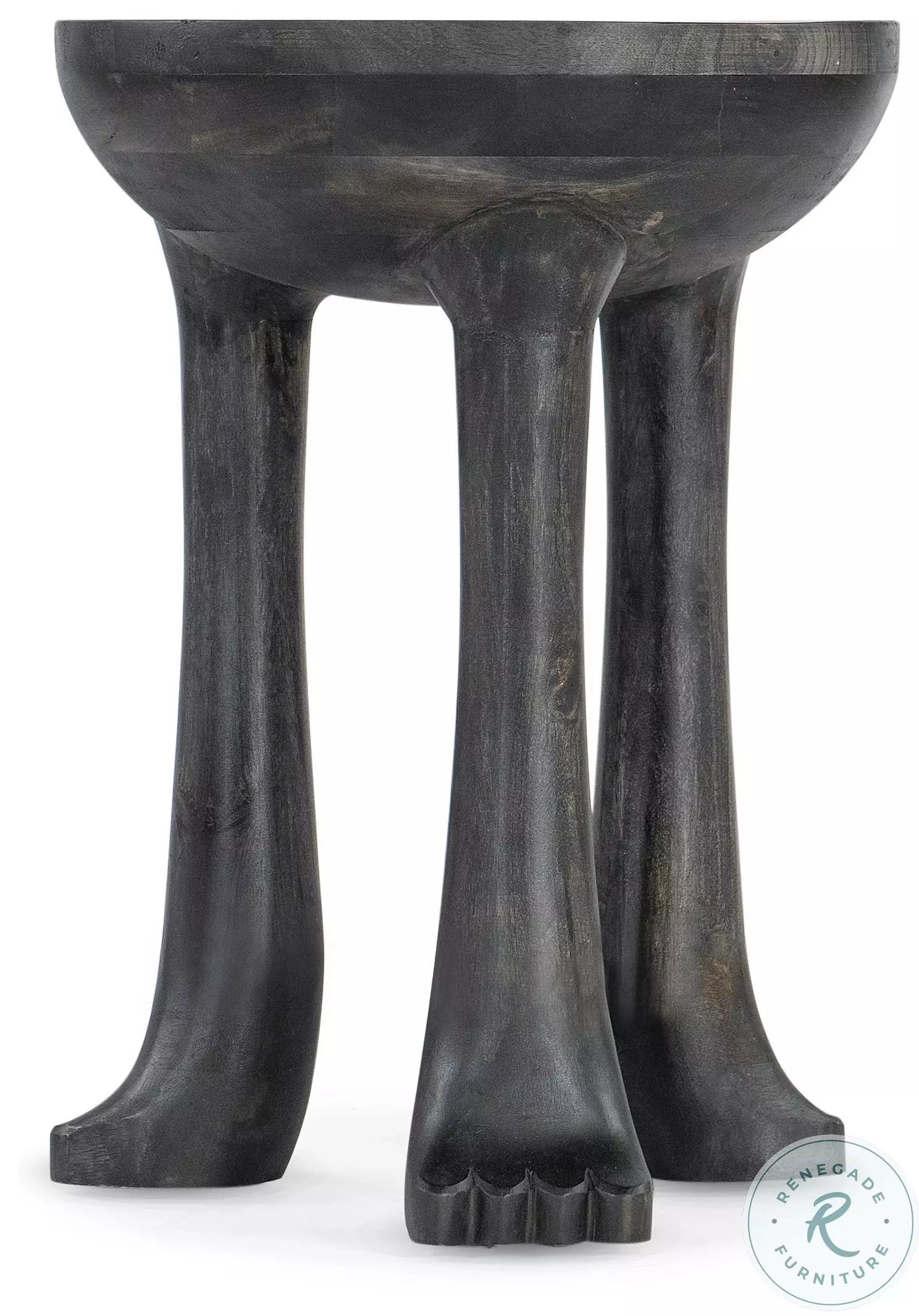 Commerce And Market Black Natural Wood Spot Table From Home Gallery ...