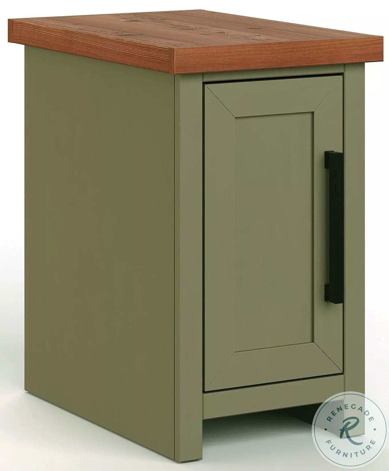 Vineyard Sage Green And Fruitwood Chairside Table From Legends ...