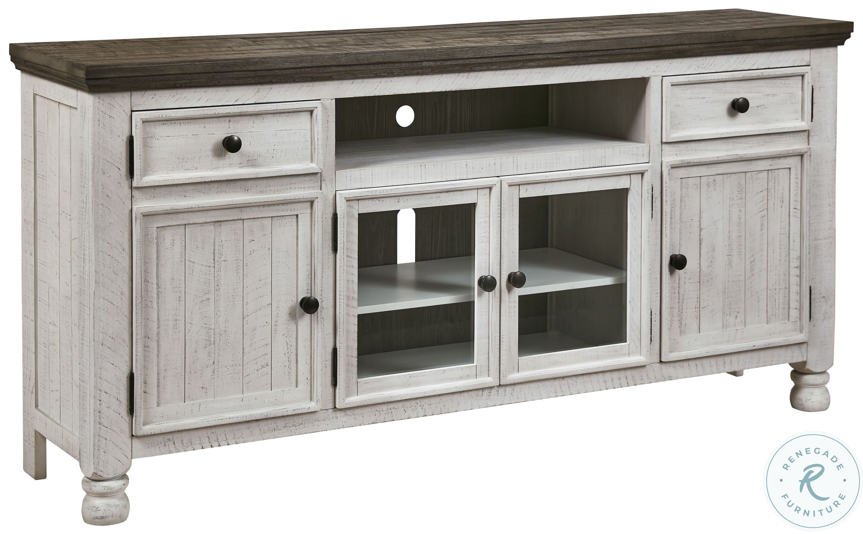 Havalance Two Tone Extra Large TV Stand From Ashley Furniture | Coleman ...