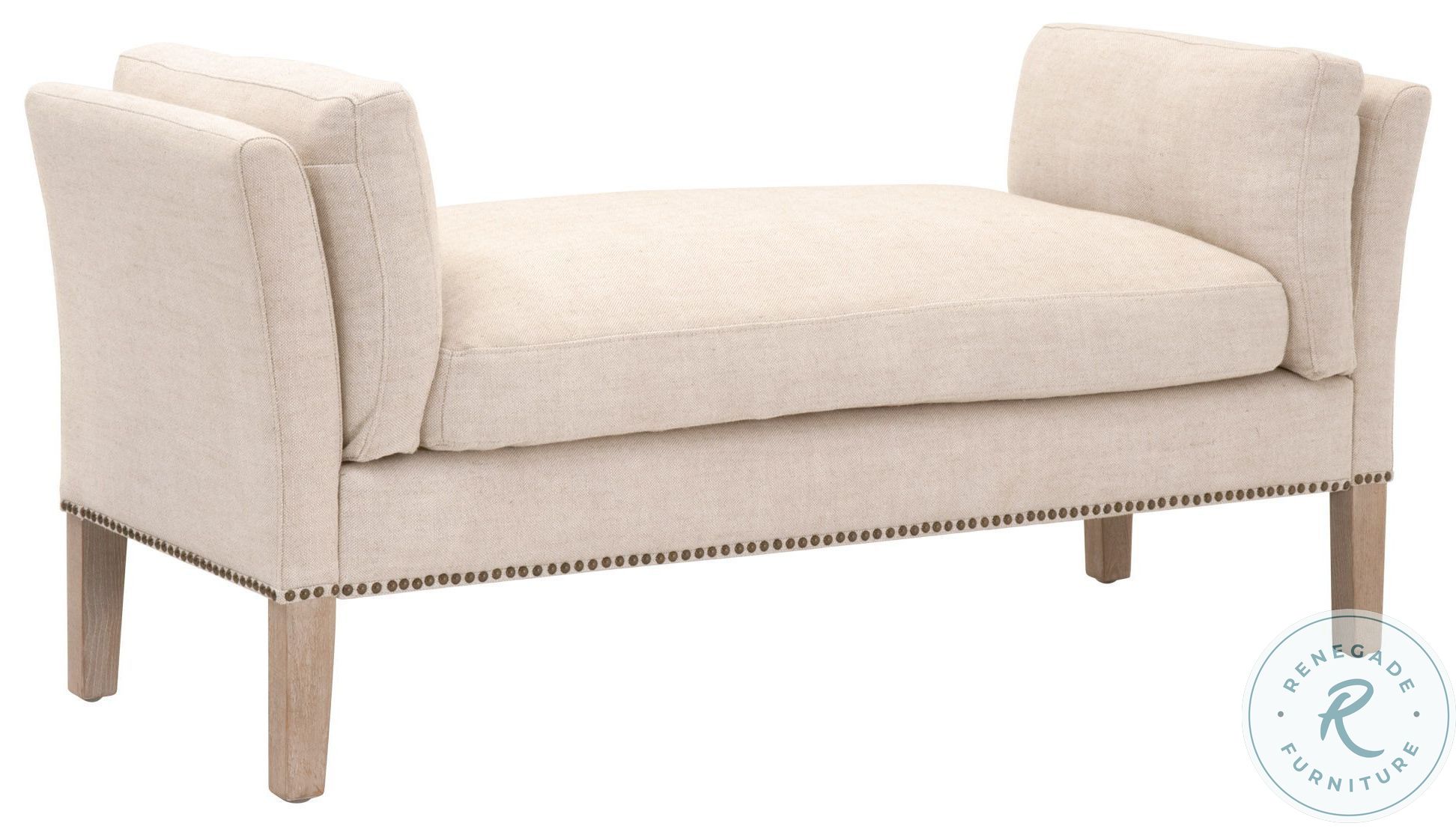 Warner Performance Bisque French Linen Bench From Essentials for Living ...