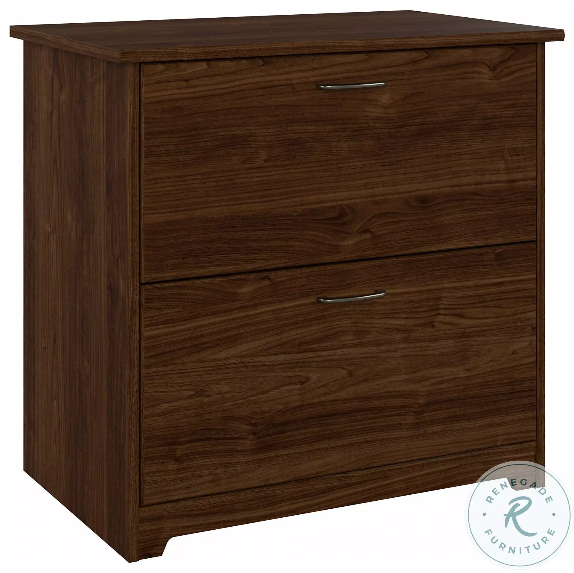 Cabot Modern Walnut 2 Drawer Lateral File Cabinet From Home Gallery ...