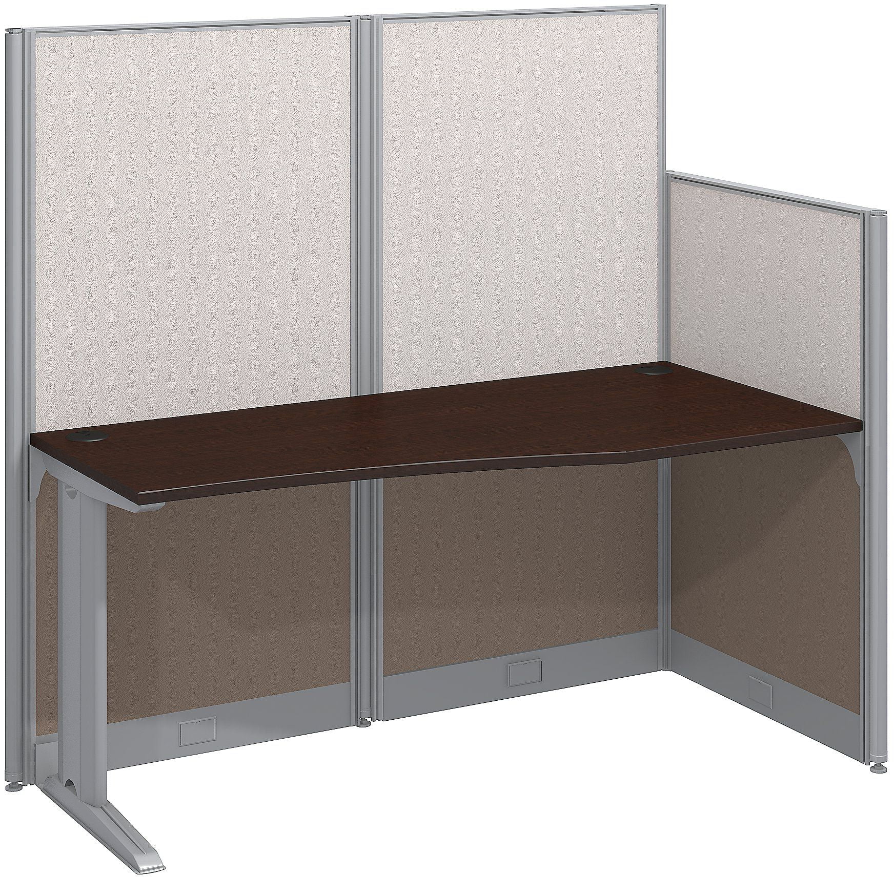 Mocha Cherry Cubicle Workstation from Bush Furniture | Coleman Furniture