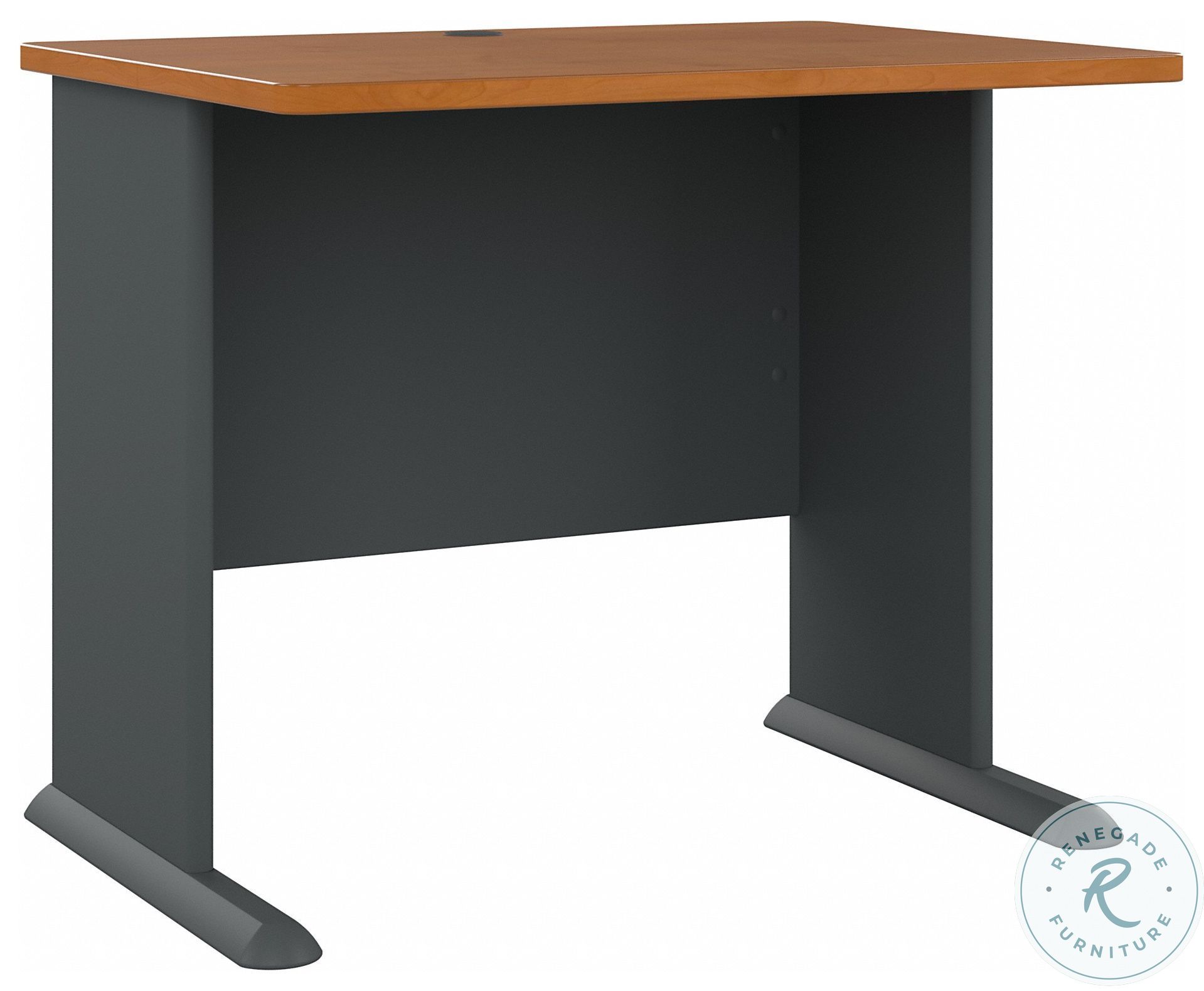Series A Natural Cherry 36 Inch Desk from Bush (WC57436) | Coleman ...