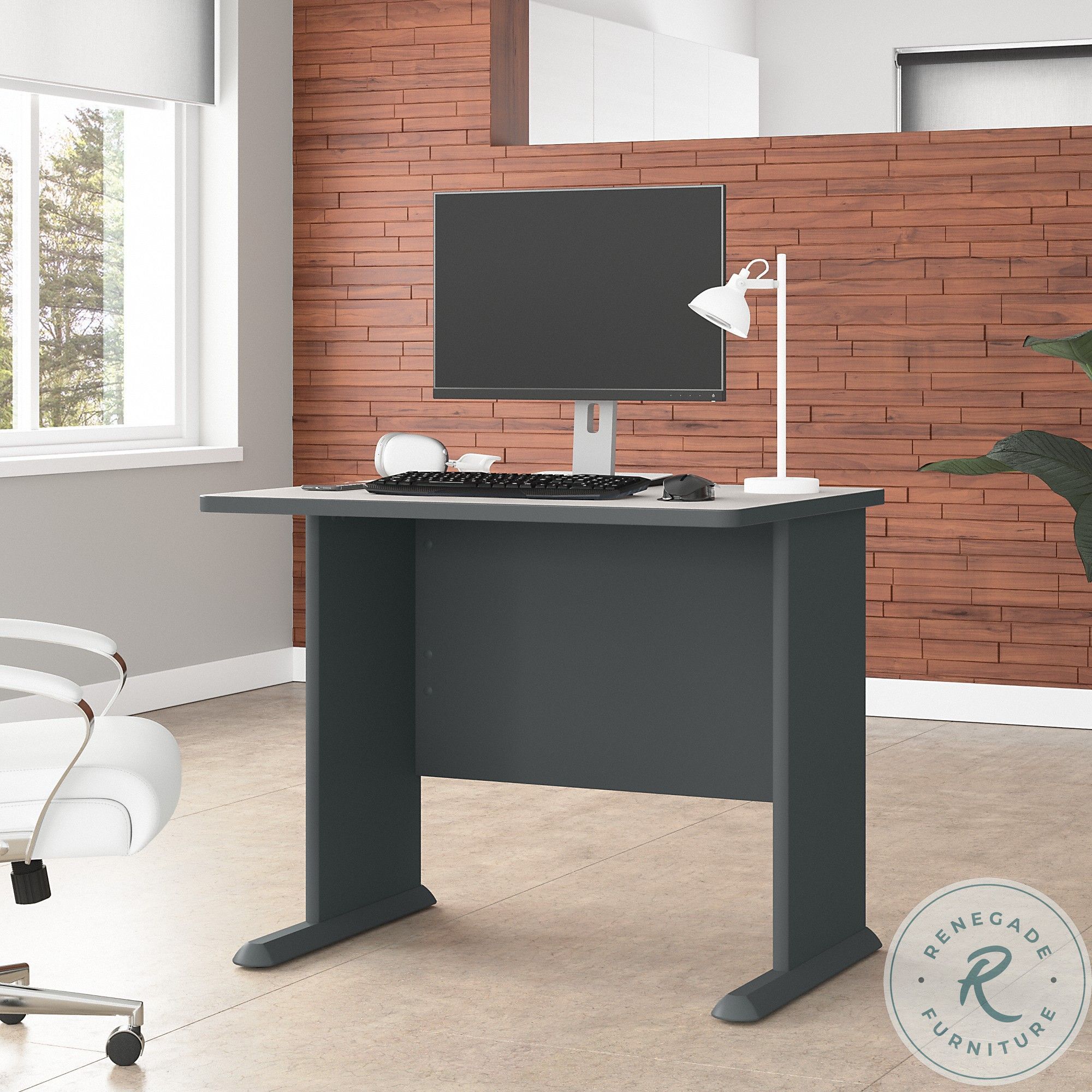 Series A Slate 36 Inch Desk from Bush (WC8436A) | Coleman Furniture