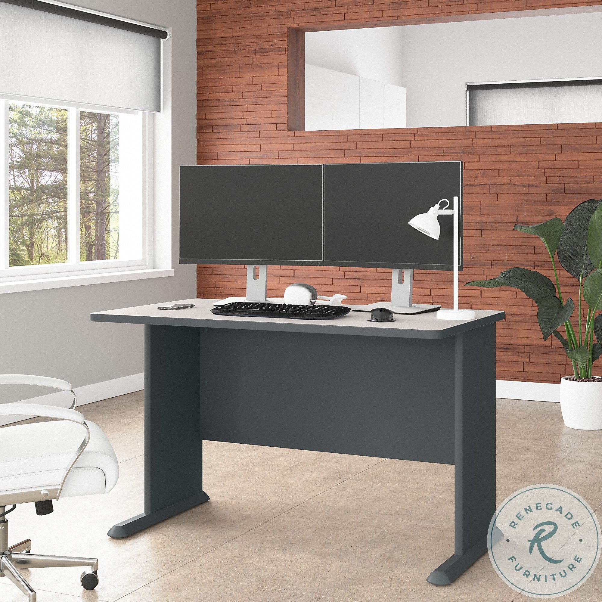 Series A Slate 48 Inch Desk from Bush (WC8448A) | Coleman Furniture