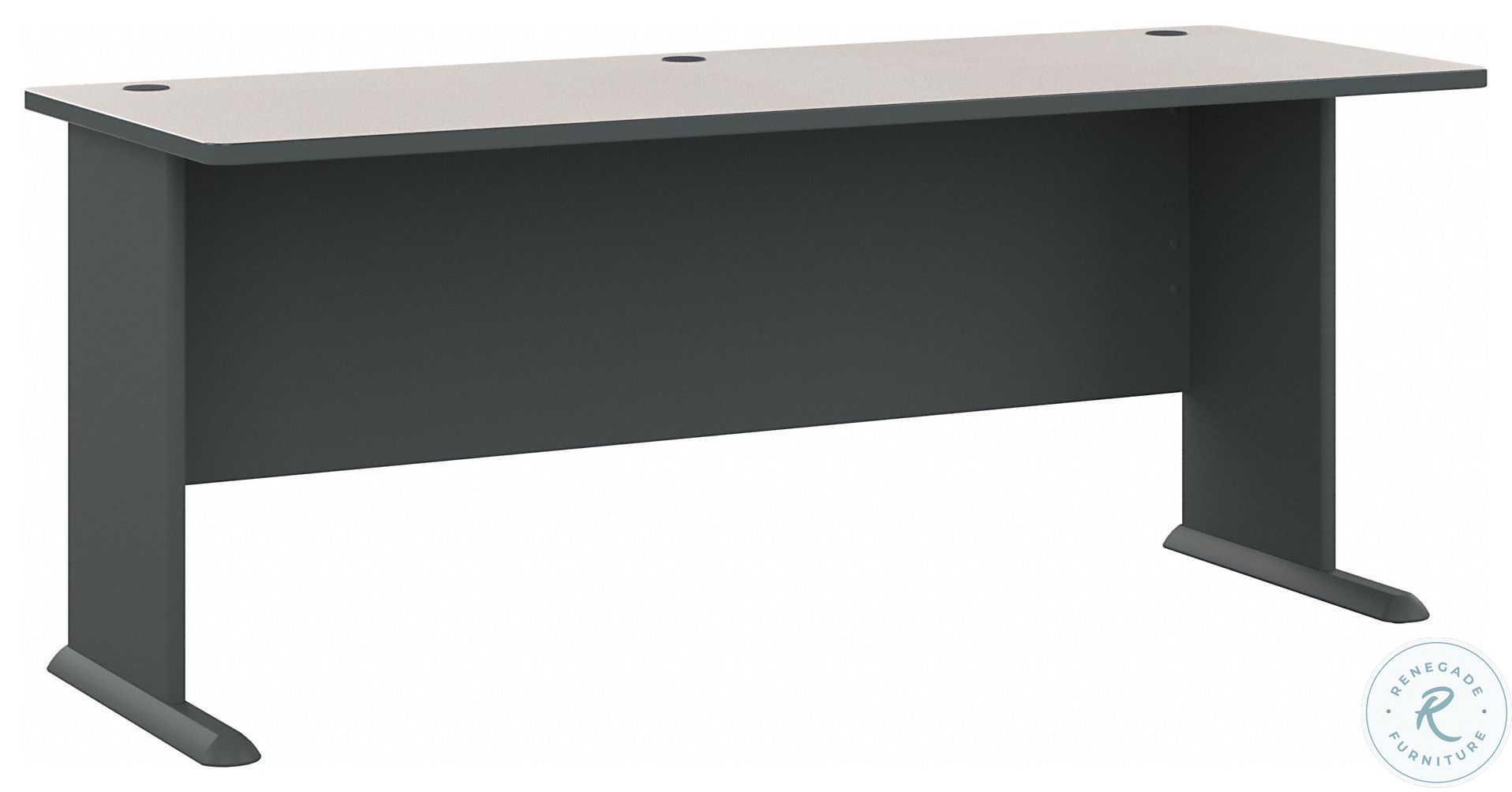 Series A Slate 72 Inch Desk from Bush (WC84872) | Coleman Furniture