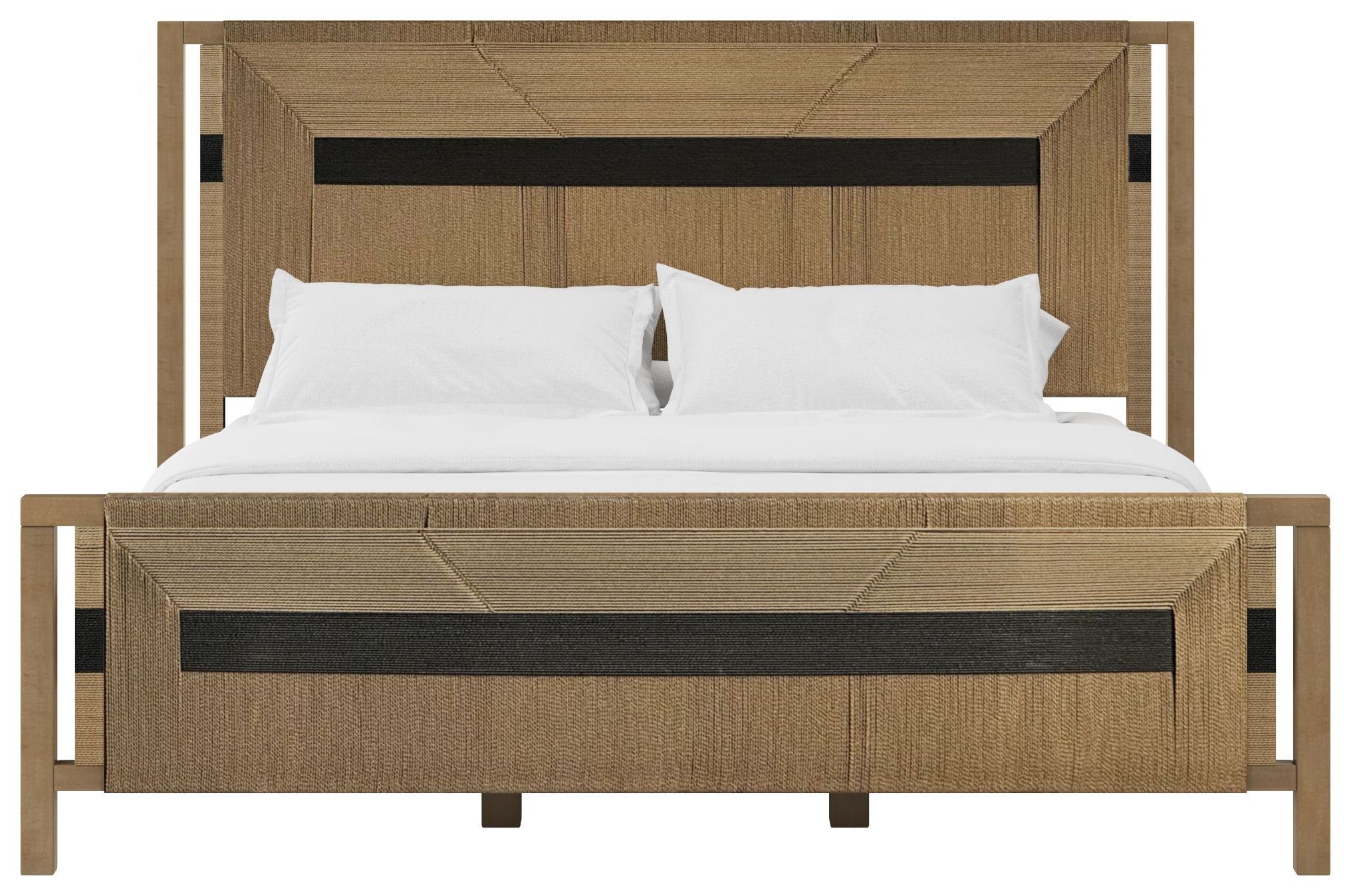 Loft Brown and Black King Panel Bed From ART | Coleman Furniture