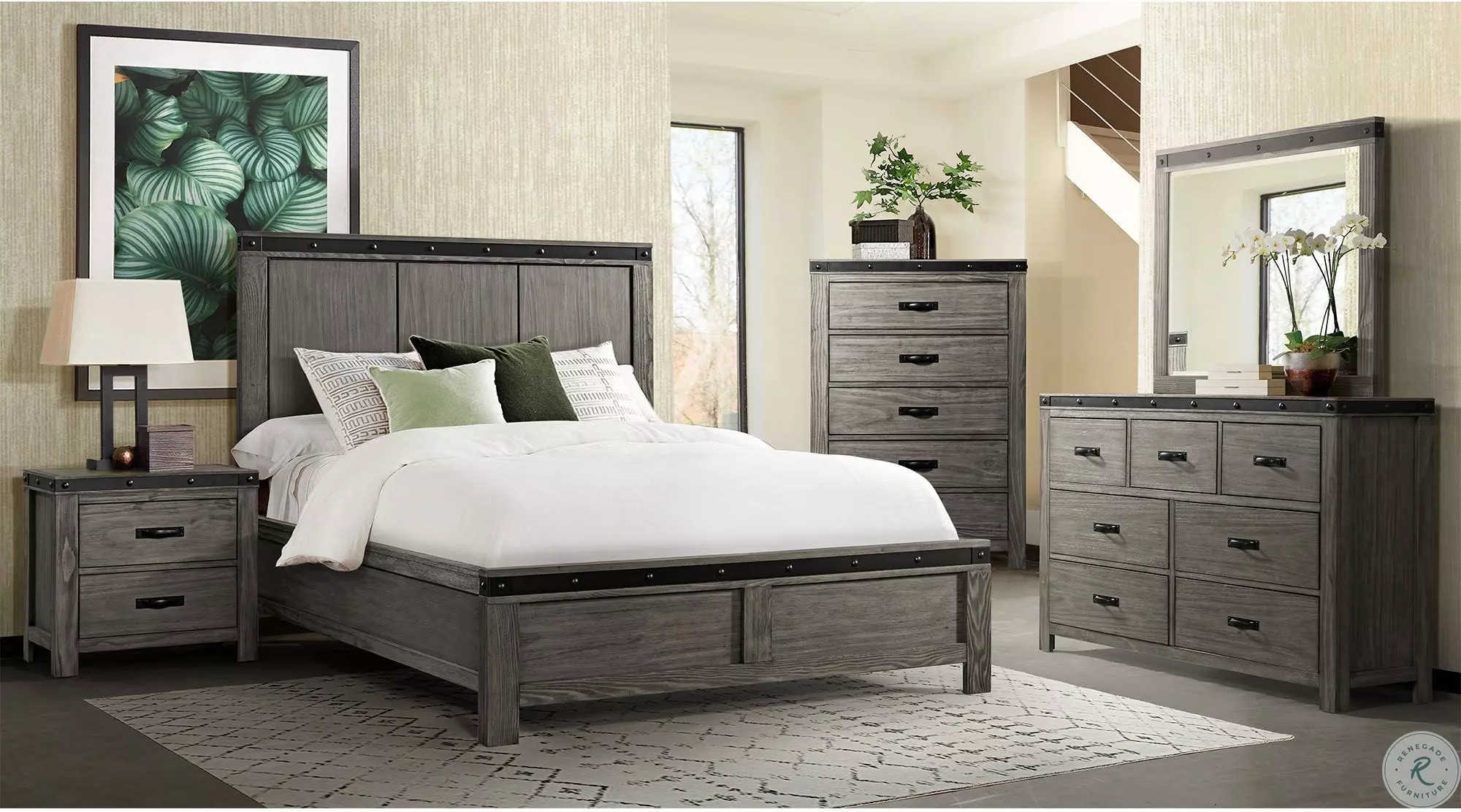 Montauk Gray 5 Drawer Chest from Elements Furniture Coleman Furniture