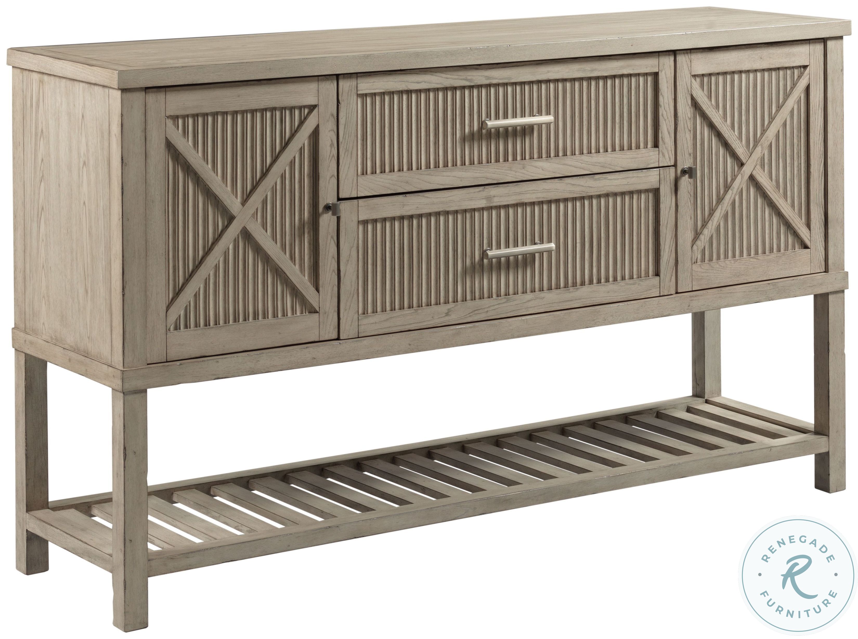 West Fork Aged Taupe Sloan Sideboard from American Drew | Coleman Furniture