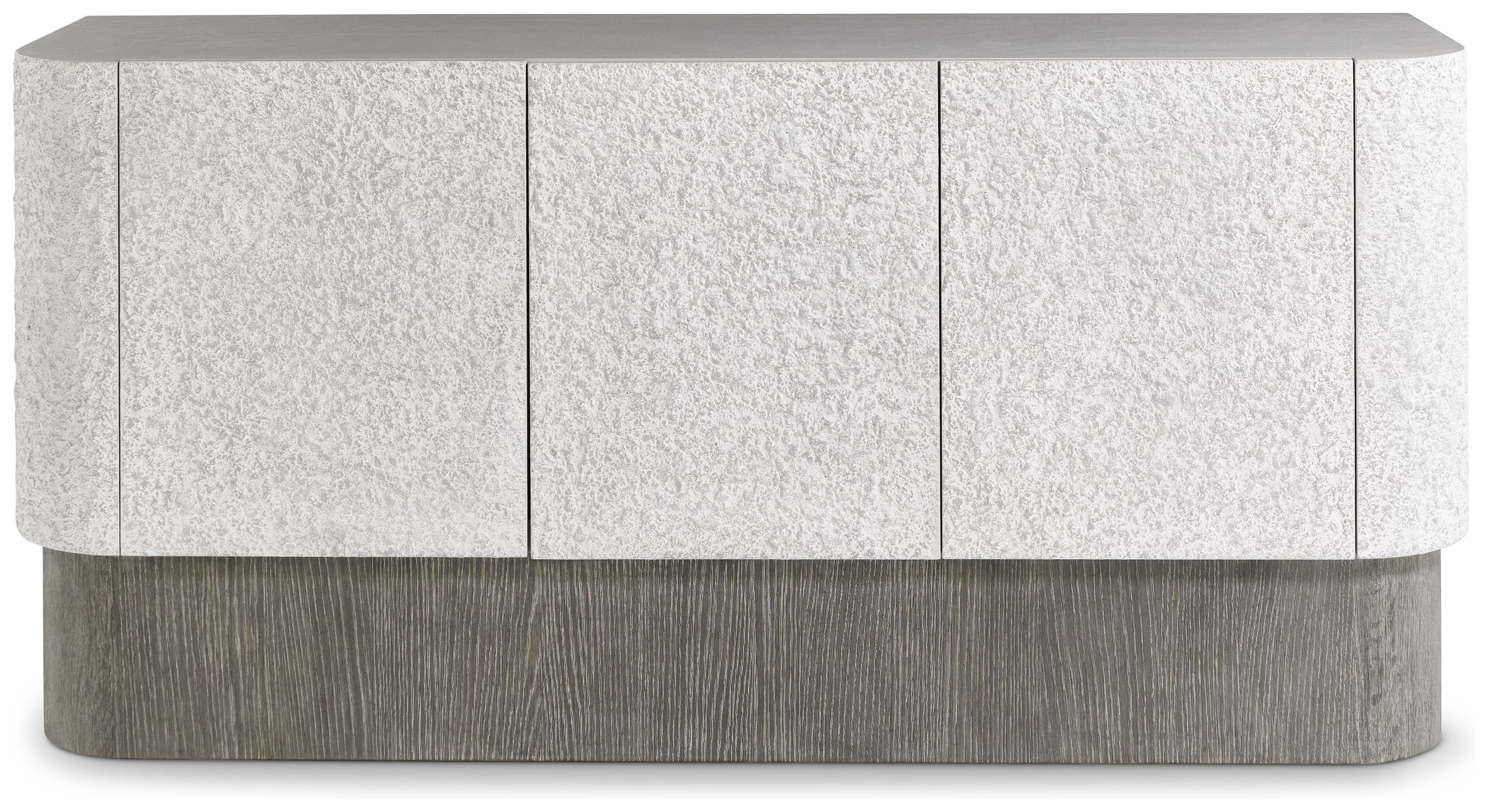 Monolith Ivory 3 Door Buffet with 1 Drawer and 3 Shelves from Bernhardt ...