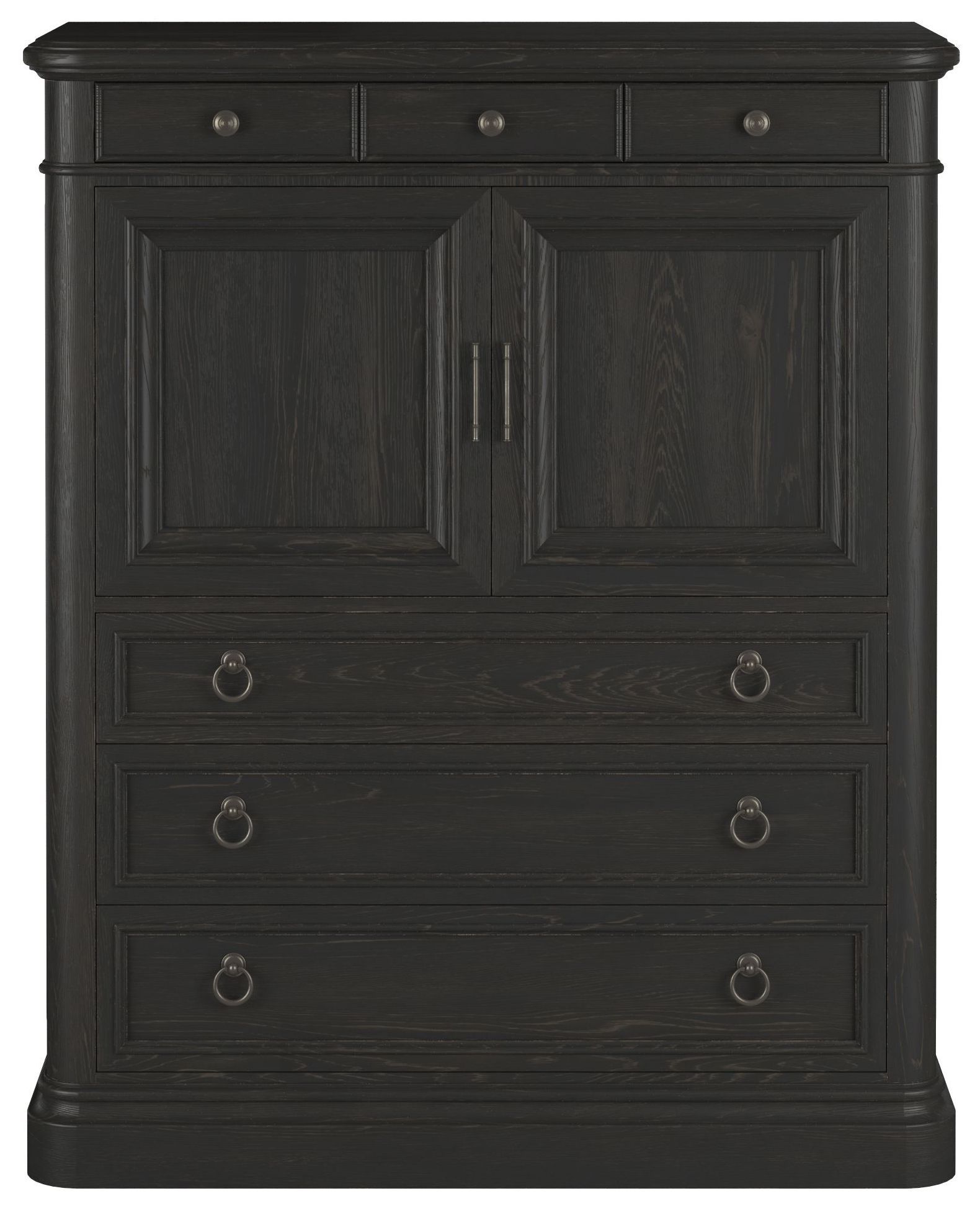 Atrium Black 8 Drawer Chest From A.R.T | Coleman Furniture