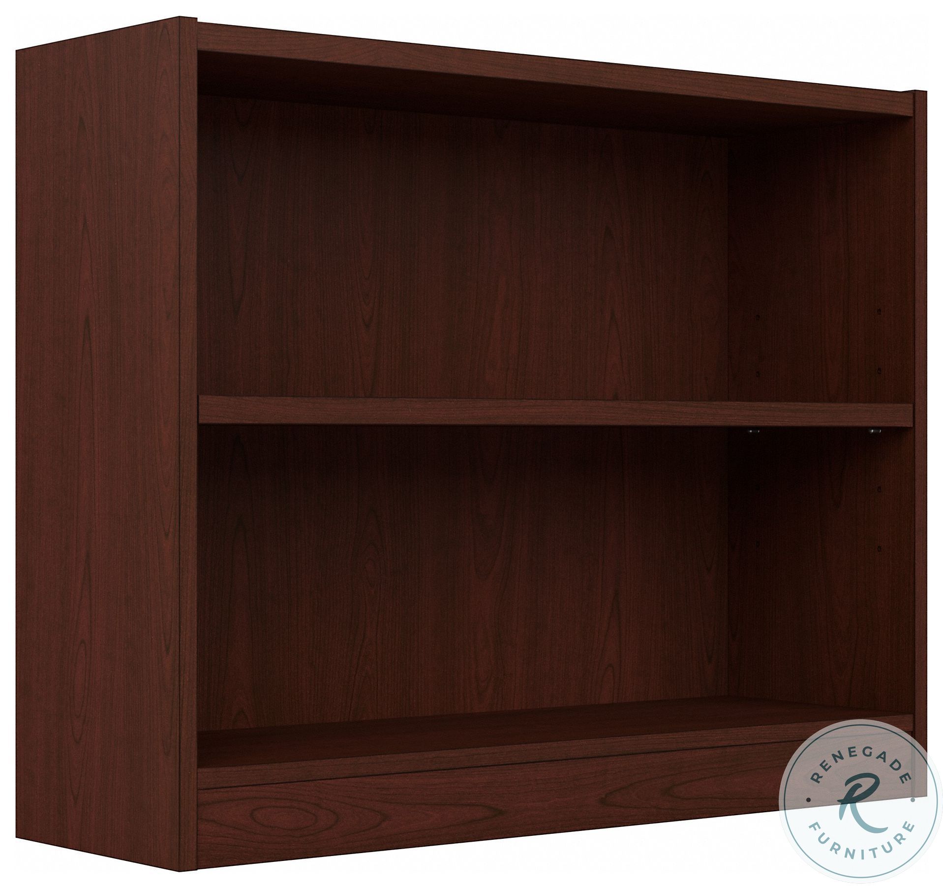 Universal Harvest Cherry Small 2 Shelf Bookcase From Bush Furniture ...