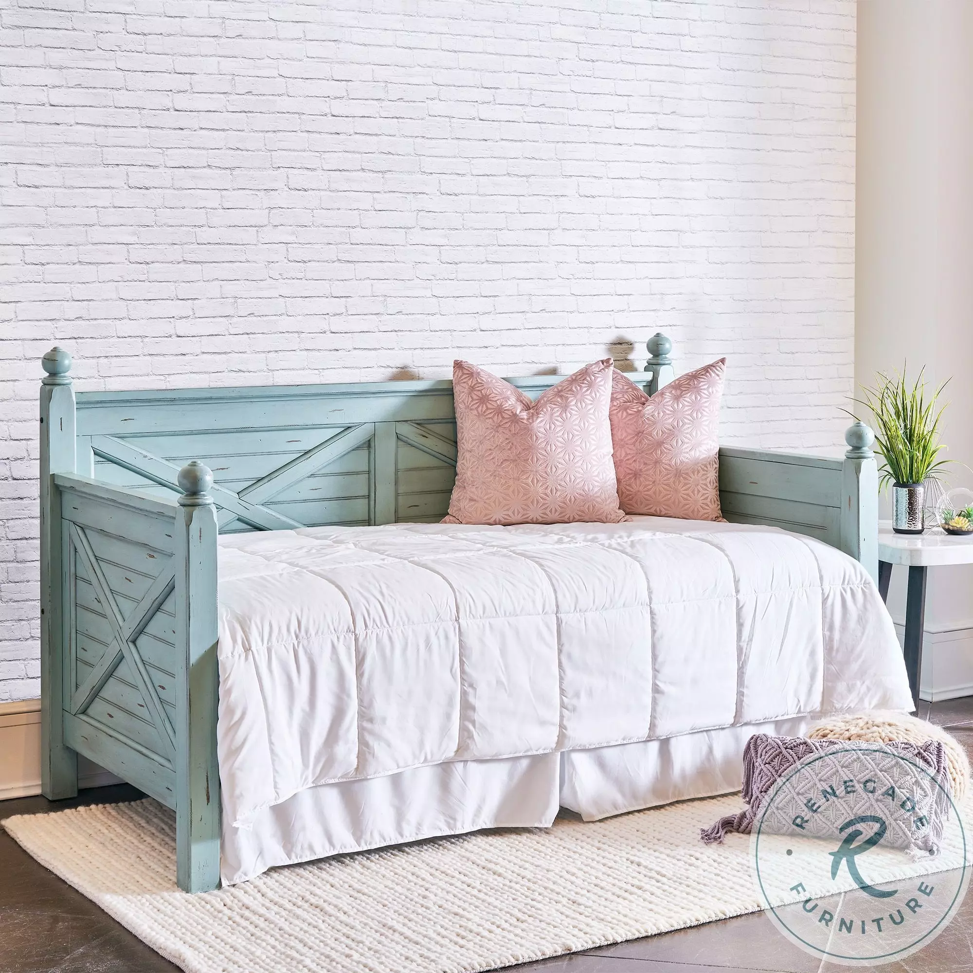 Skylar Light Blue Twin Daybed From Picket House Furnishings | Coleman ...