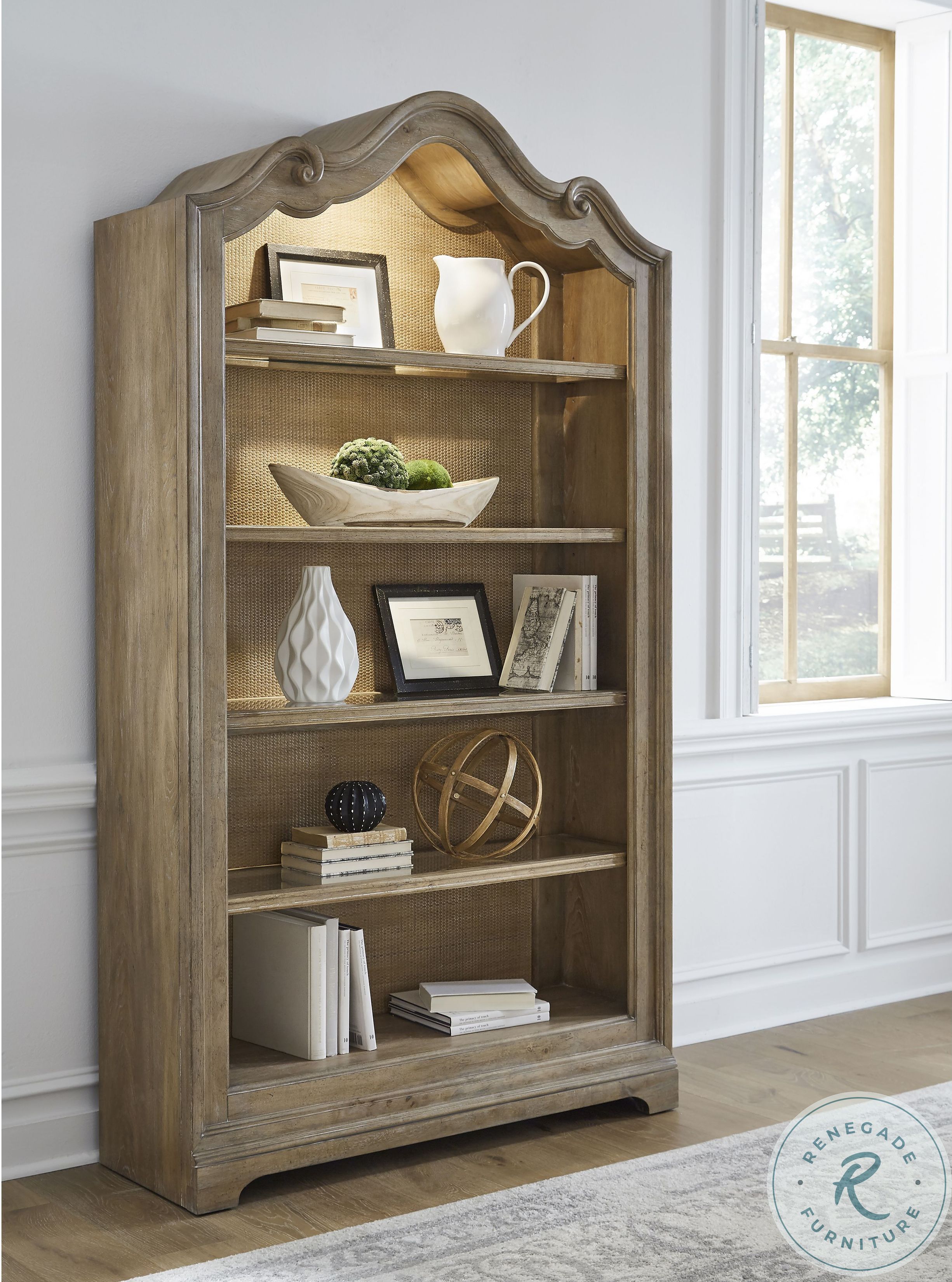 Weston Hills Brown Bookcase From Pulaski | Coleman Furniture