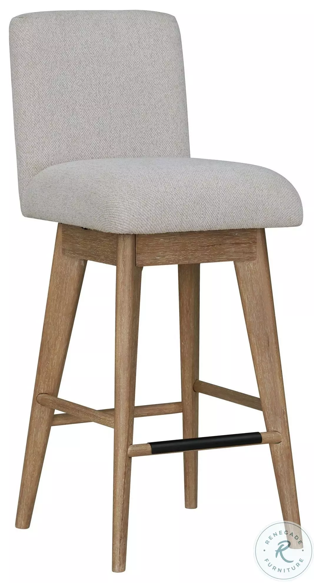 Escape Neutral Swivel Bar Stool From Parker House | Coleman Furniture