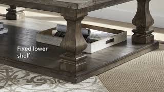 Johnelle Gray Rectangular Cocktail Table From Home Gallery Stores ...