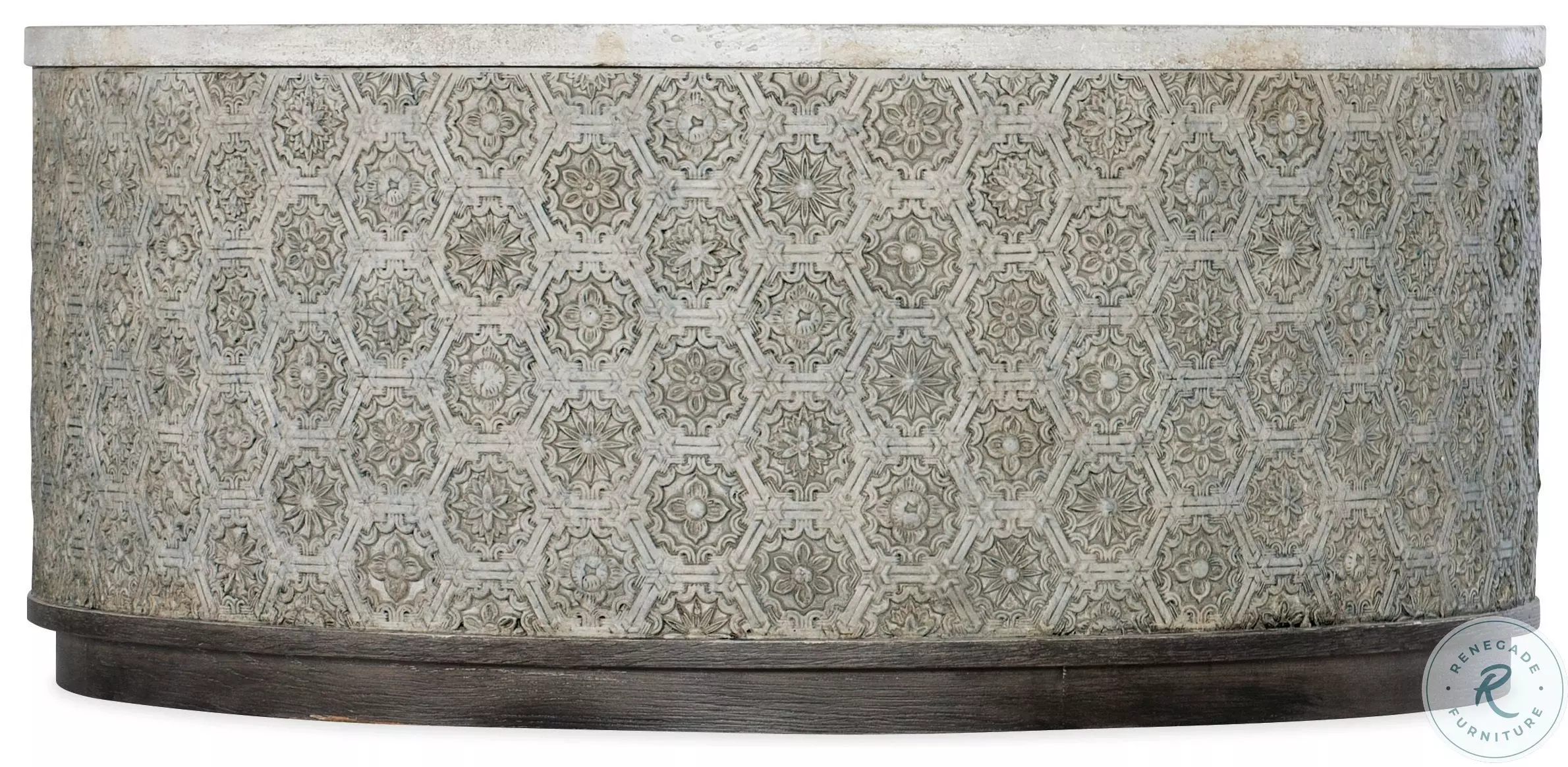 Slate Haven Gray Round Cocktail Table From Hawthorne Living | Coleman ...