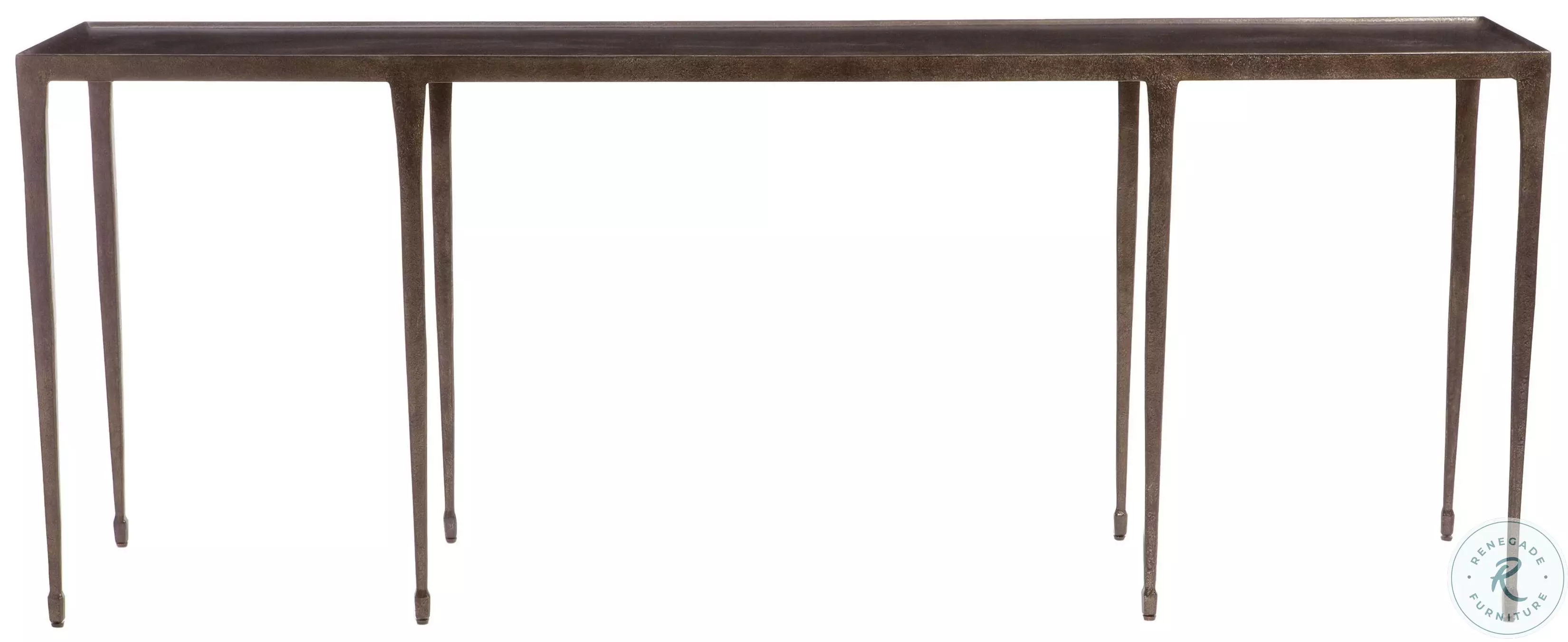 Interiors Casegoods Blackened Halden Console Table from Bernhardt ...