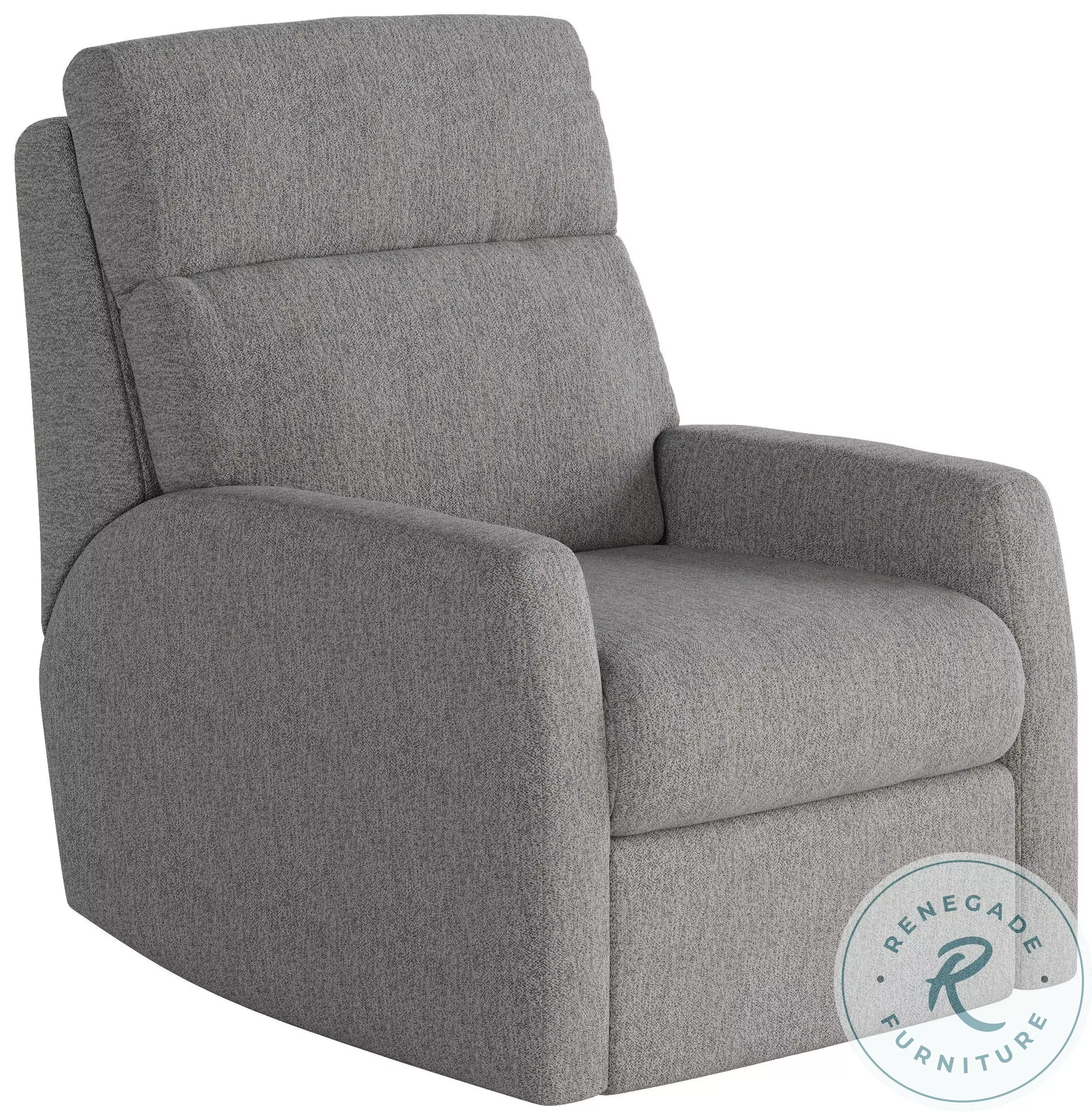 Mimi Journey Silver Wall Hugger Power Headrest Recliner with SoCozi ...