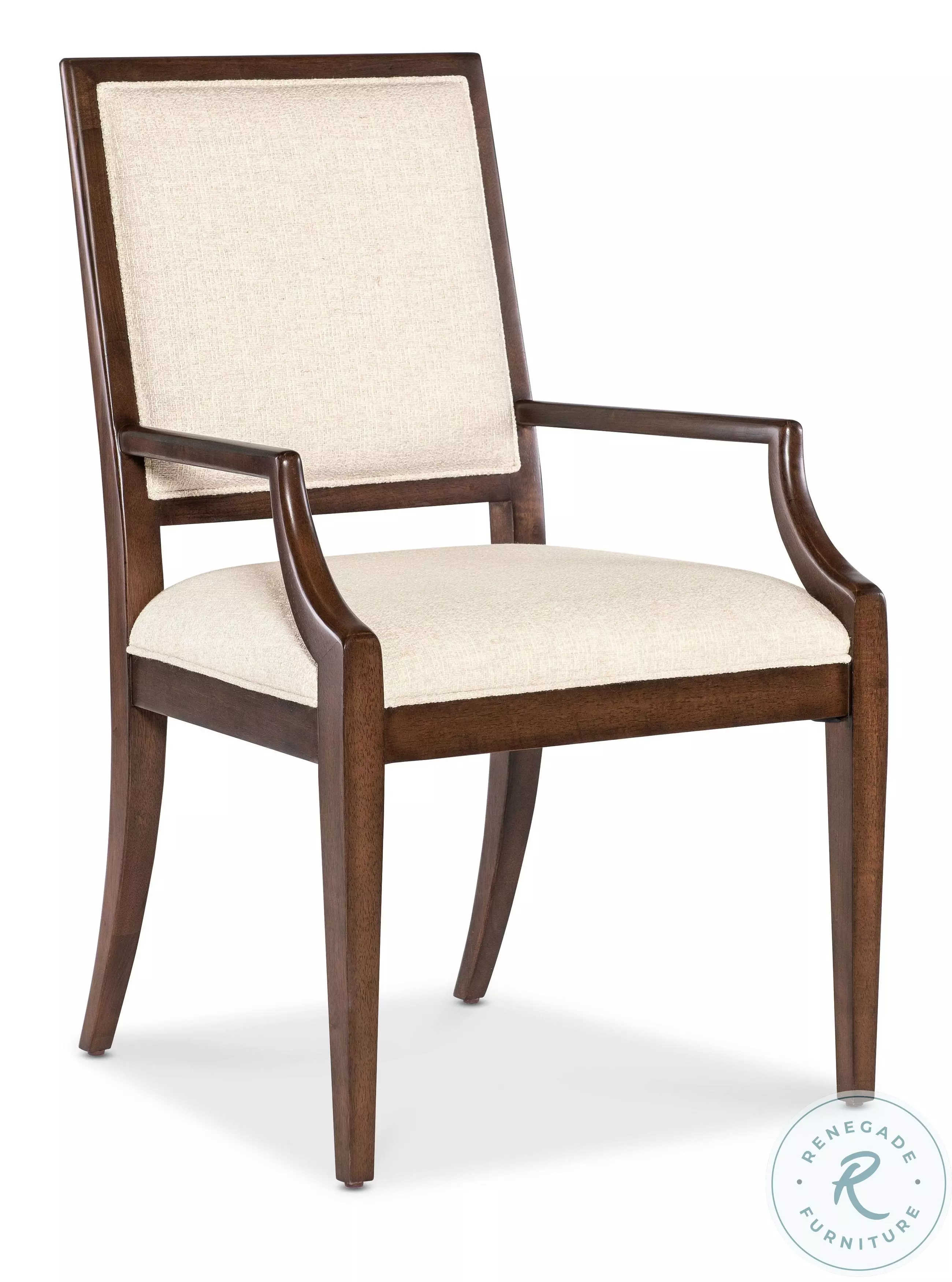 Auburn Grove Curate Wheat Upholstered Dining Arm Chair Set of 2 From ...