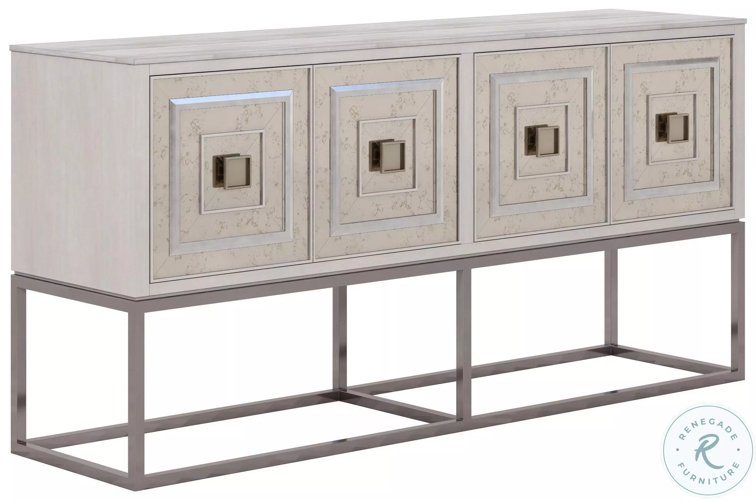 Mezzanine Dove Gray Media Console From ART | Coleman Furniture