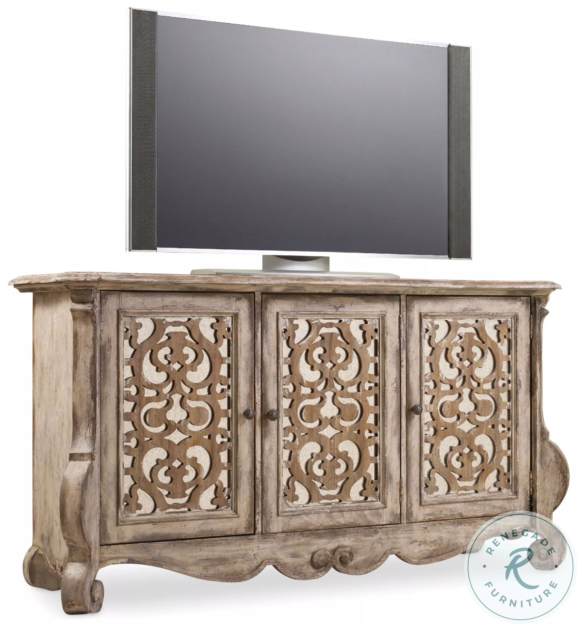 Versailles Caramel Froth And Paris Vintage TV Stand From Hawthorne ...