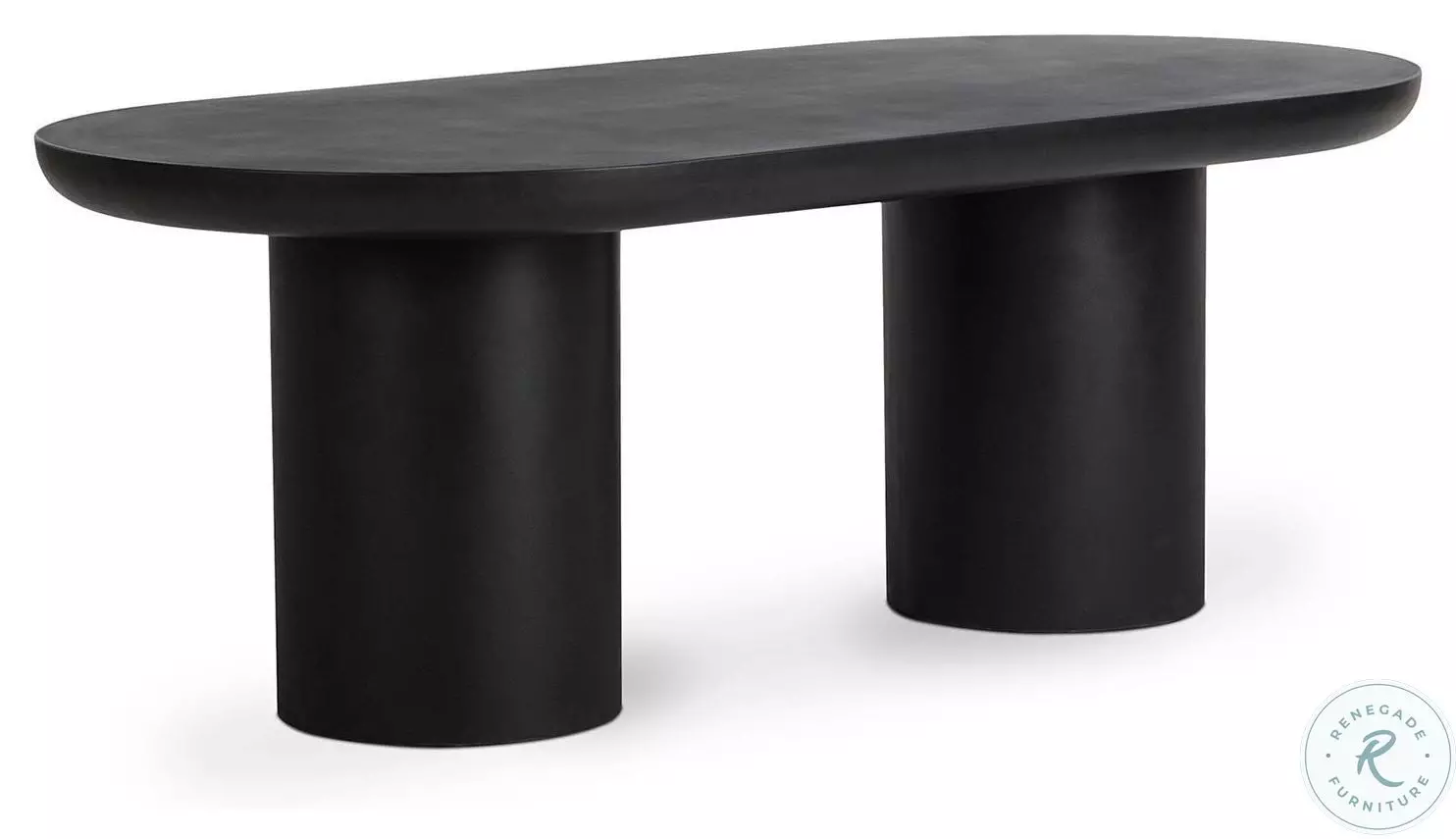 Rocca Black Dining Table From Moes Home | Coleman Furniture