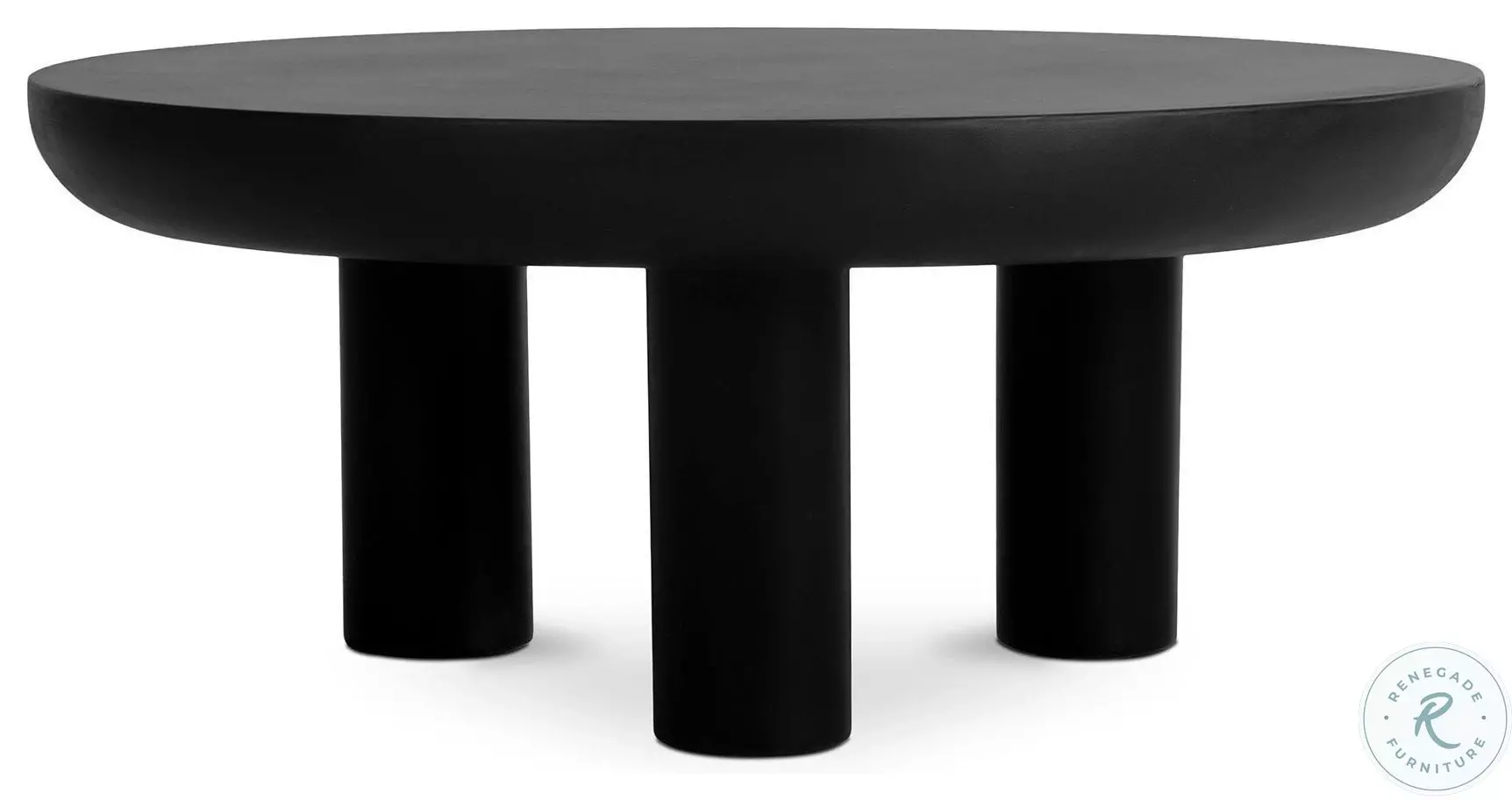 Rocca Black Coffee Table From Moes Home | Coleman Furniture