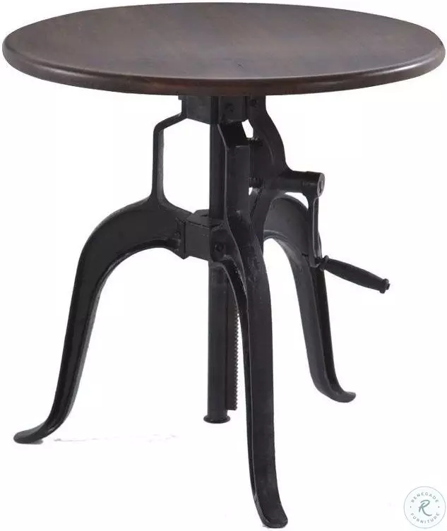 Artezia Acacia Small Adjustable Crank Side Table from Home Trends ...